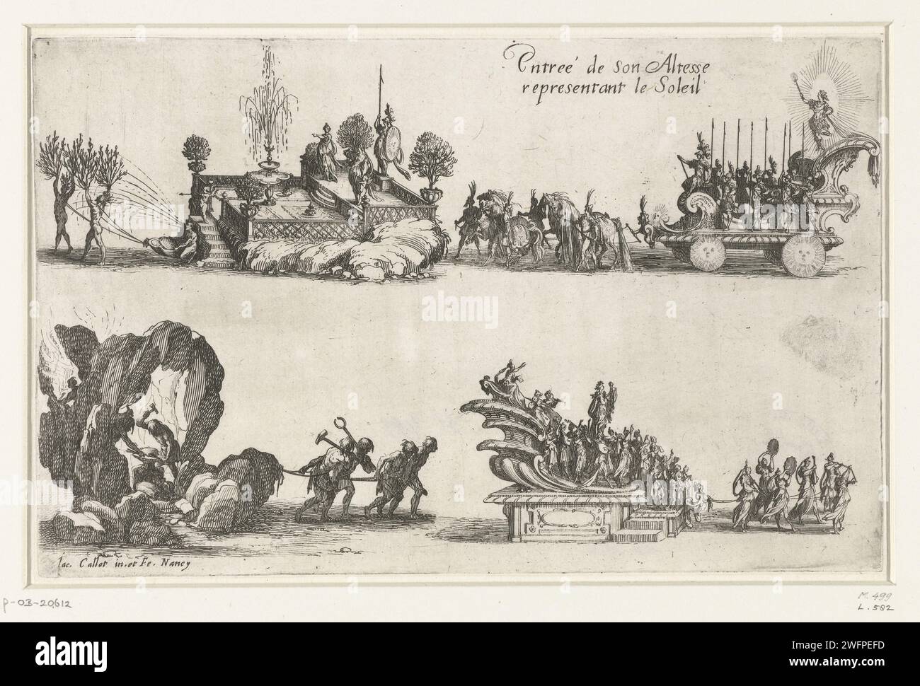 Entrance of Karel IV of Lorraine, Jacques Callot, 1627 print On the ...