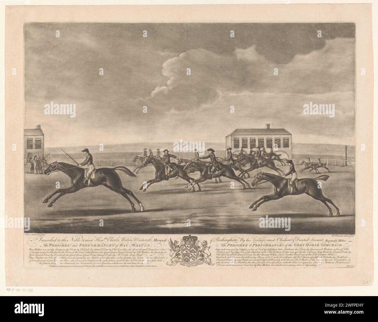 Racing course with racing horses, Richard Houston, after Francis ...