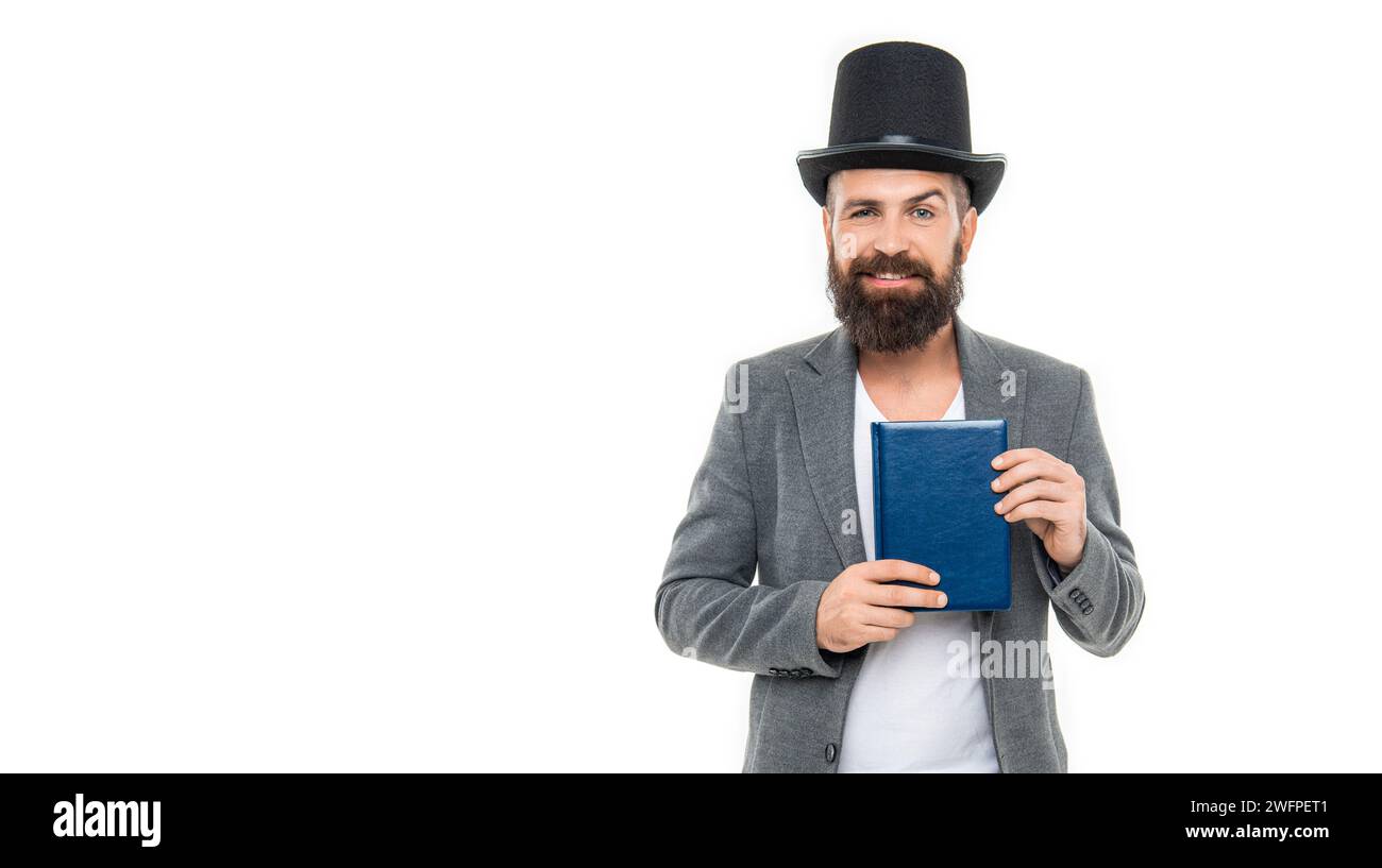 University teacher. Teacher presenting book. Man teacher study ...