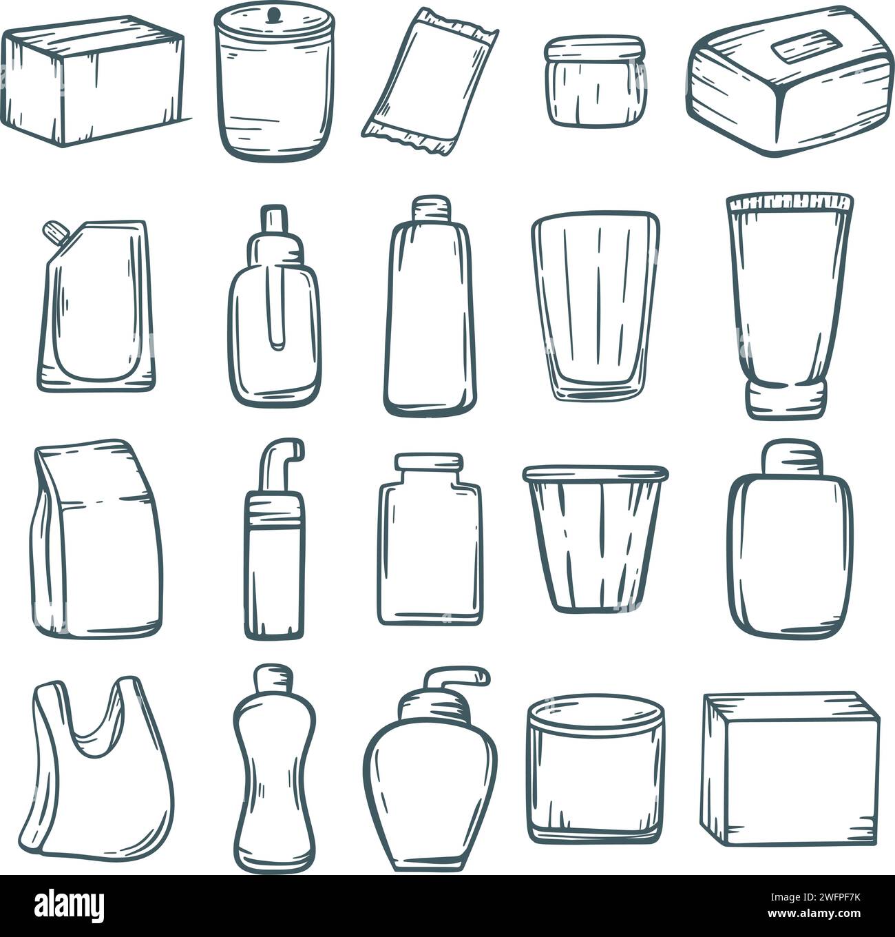 Empty cardboard tube Stock Vector Images - Alamy