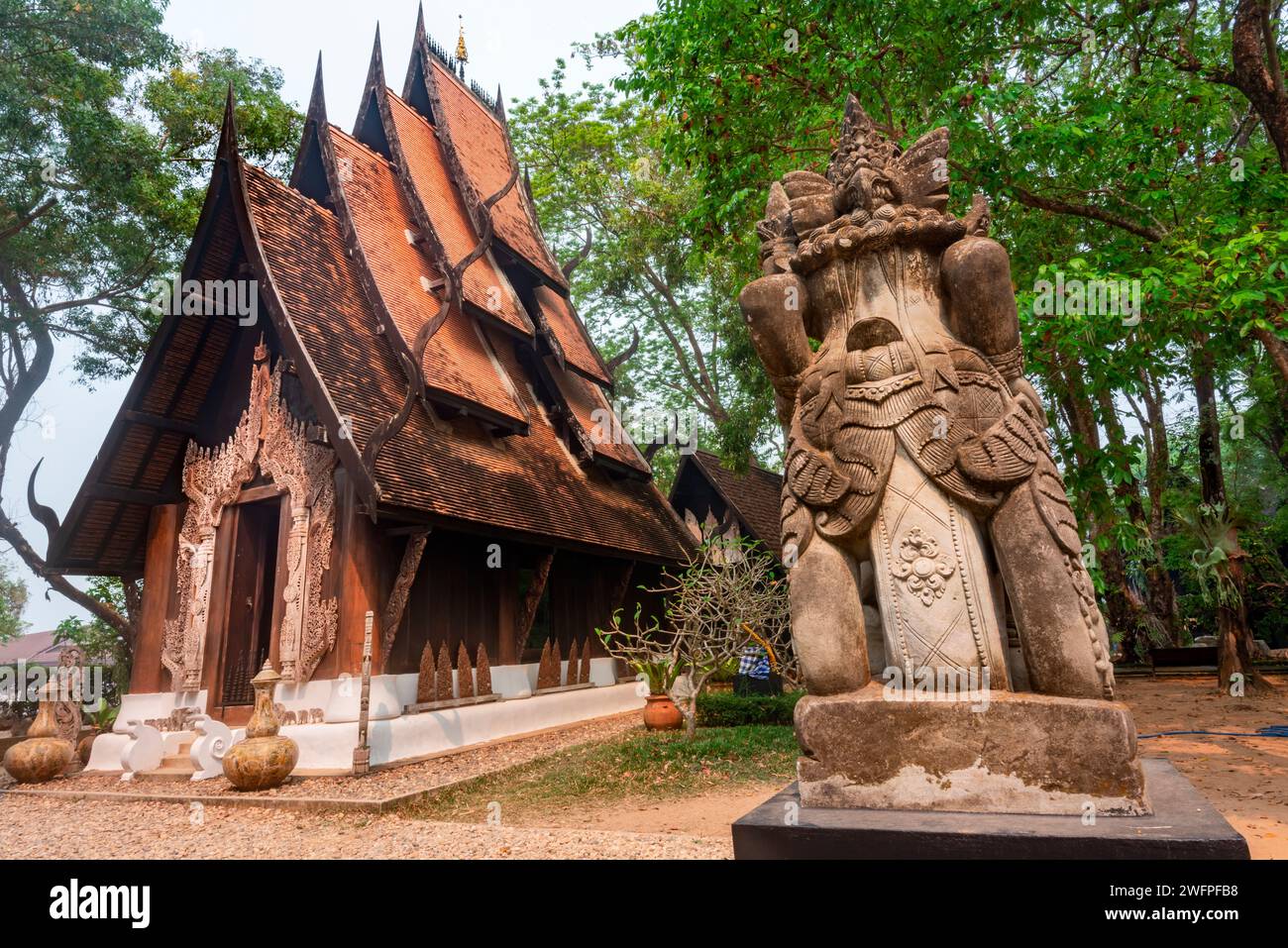 Chiang Rai,Thailand-March 31 2023:Within extensive,exquisite grounds,a ...
