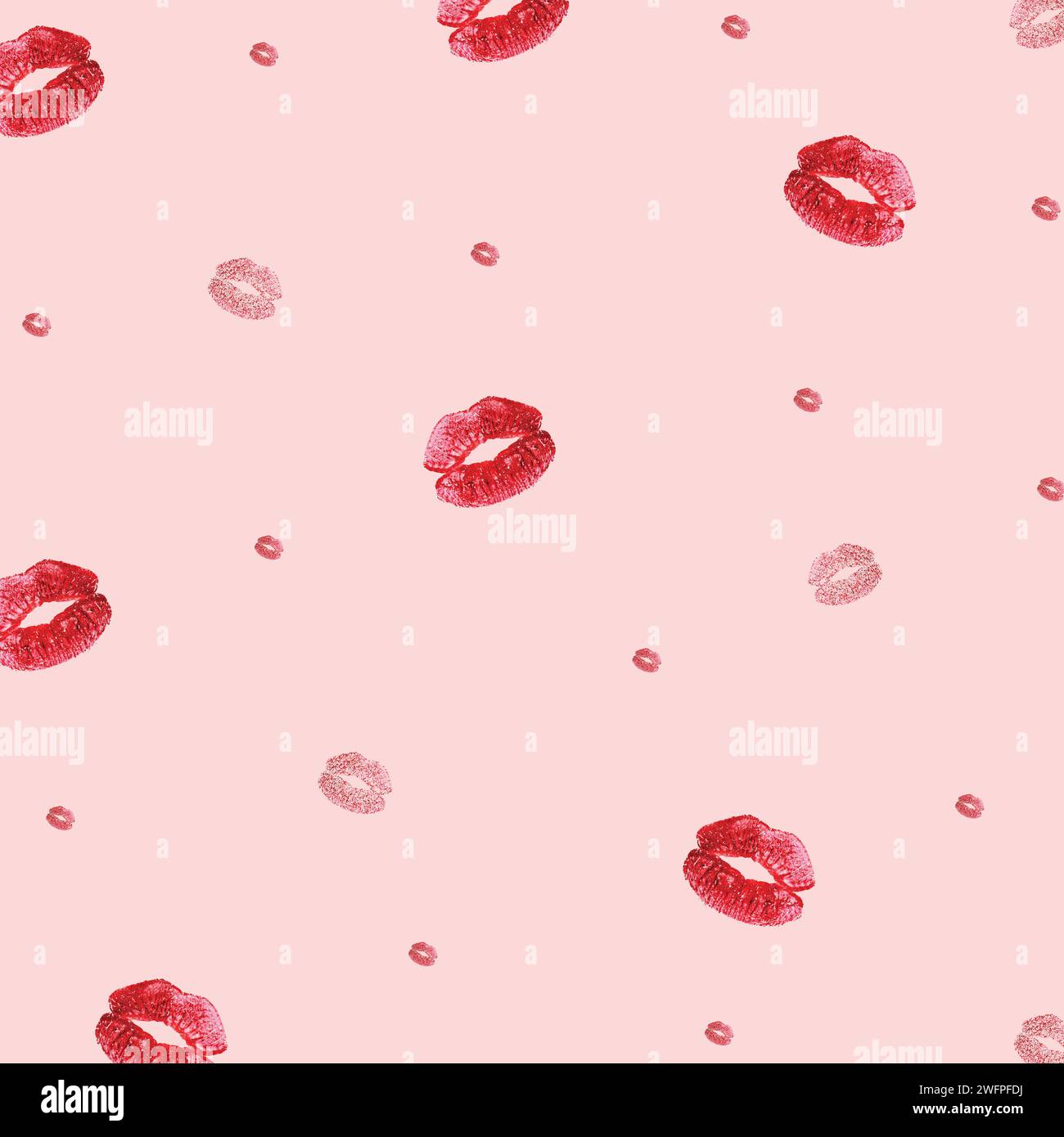 Kiss pattern hi-res stock photography and images - Alamy