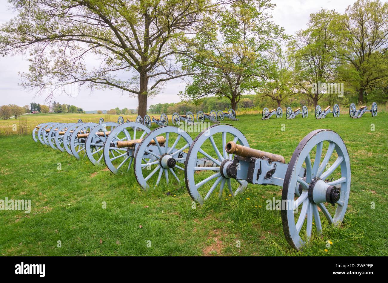 Some Replica cannons at Valley Forge National Historical Park ...