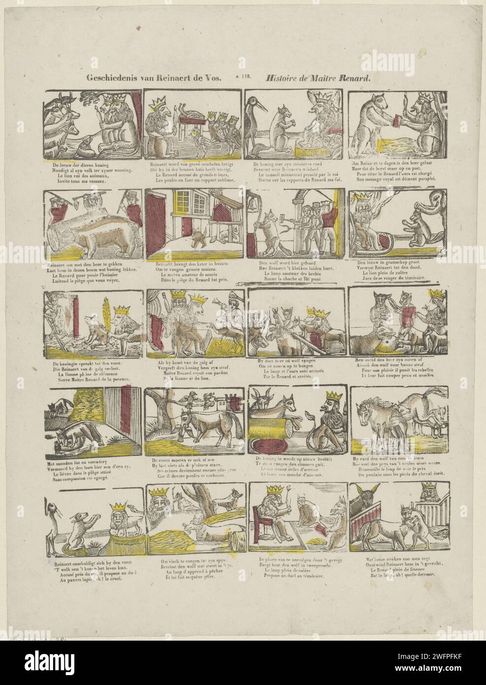 History of Reinaert de Vos / Histoire de Mâitre Renard, 1856 - 1900 ...