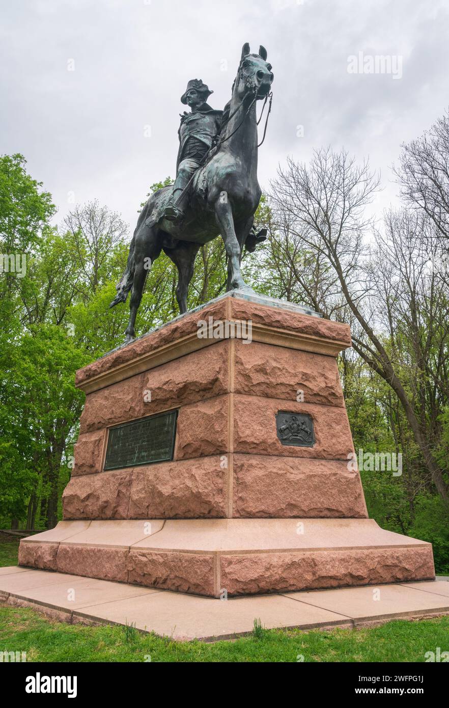 The General Anthony Wayne Monument at Valley Forge National Historical ...