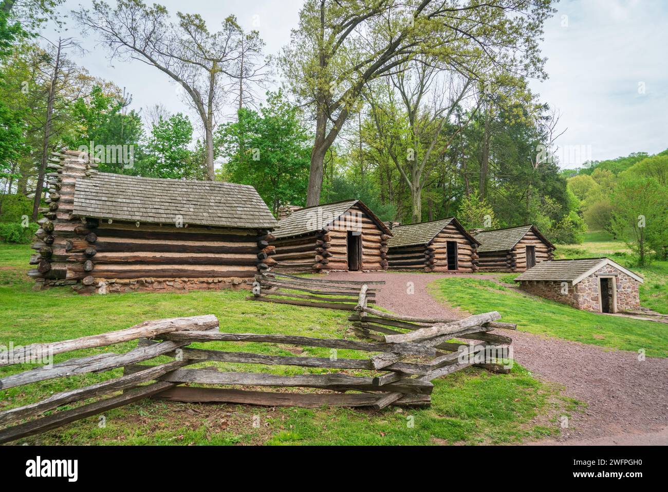 Historic Cabins at Valley Forge National Historical Park, Revolutionary ...