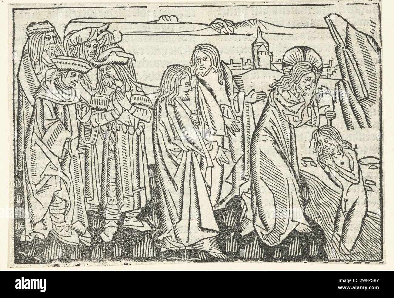 Christ baptized in the Jordaan, Master of Delft (attributed to), 1503 ...