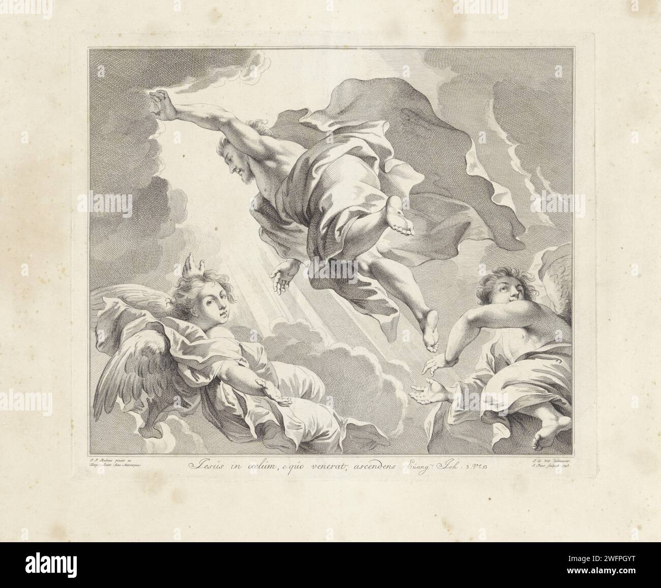 Ascension, Jan Punt, after Jacob de Wit, after Peter Paul Rubens, 1748 ...