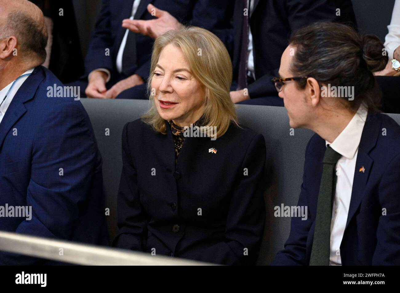 Amy Gutmann bei der Gedenkstunde für die Opfer des Nationalsozialismus ...