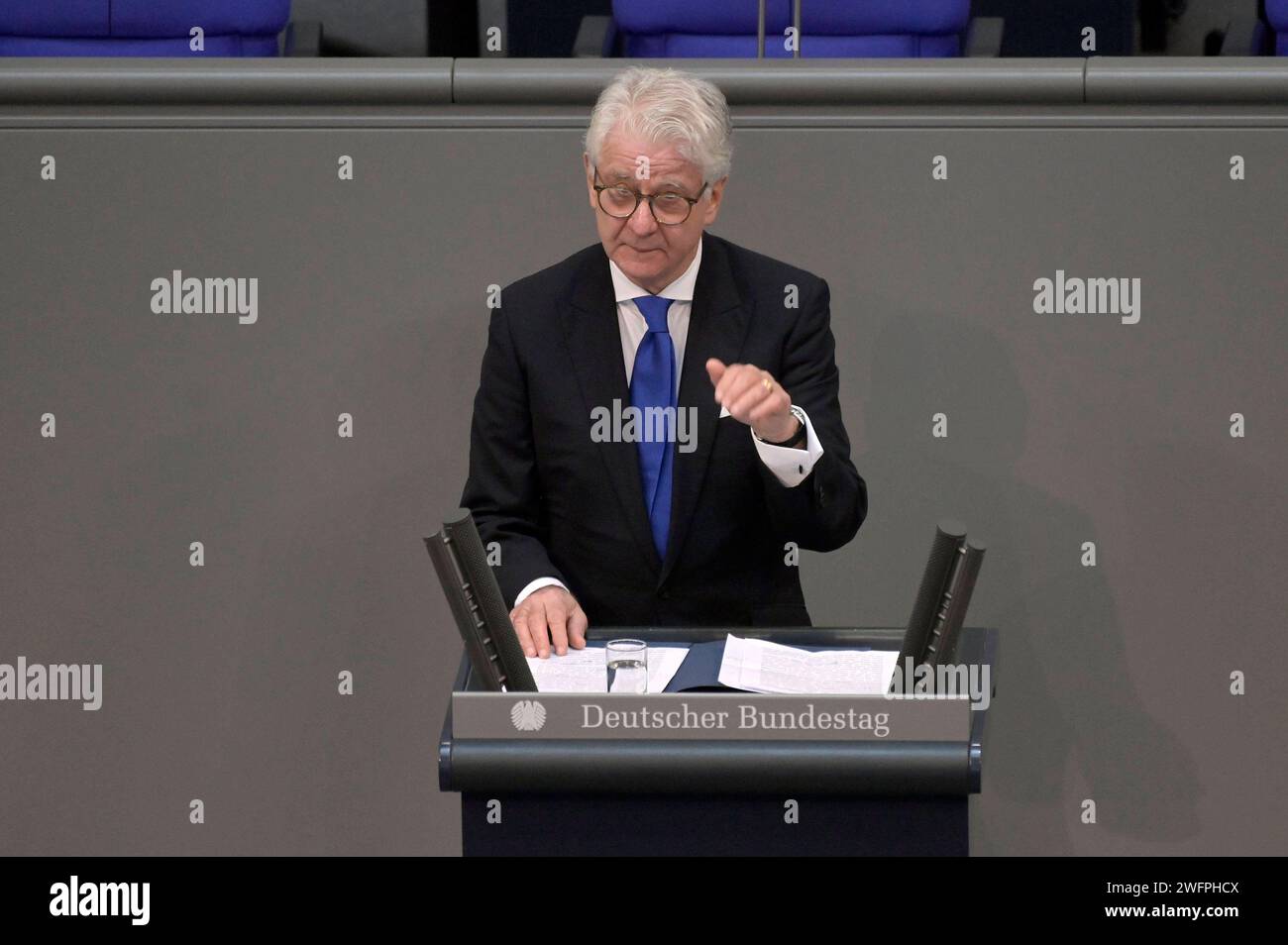 Marcel Reif bei der Gedenkstunde für die Opfer des Nationalsozialismus ...
