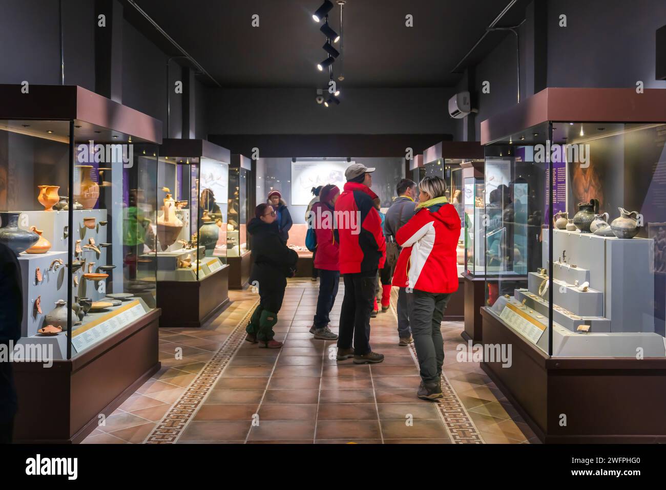 Polatlı, Ankara, Turkey - December 24 2023: Tourists visit Gordion ...