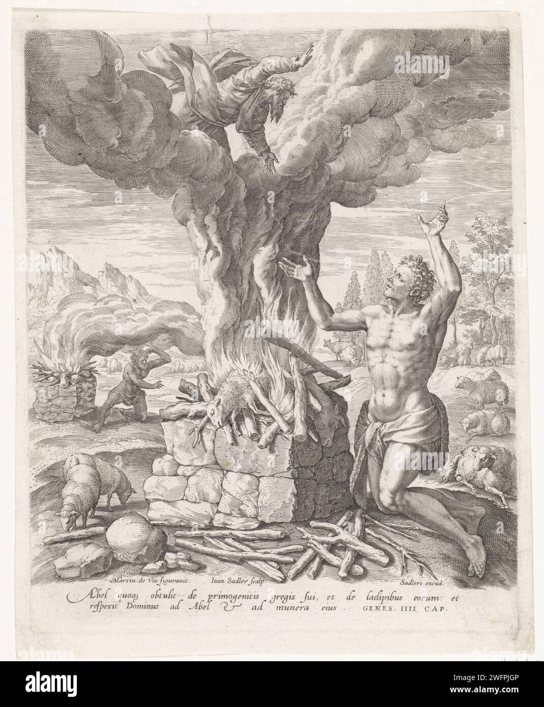 Offer from Abel, Johann Sadeler (I), After Maerten de Vos, 1580 print ...