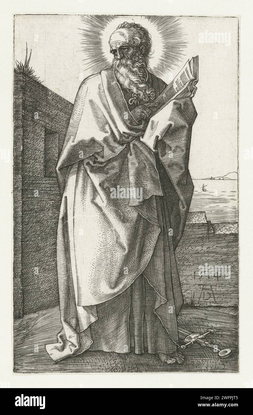 The Apostle Paulus, alborn the dumpy, 1514 print The apostle Paul, in ...