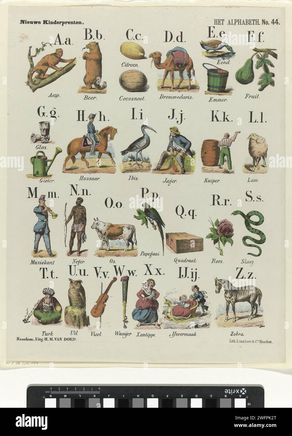 The Alphabeth, 1872 - 1883 print Leaf with 29 performances of the ...