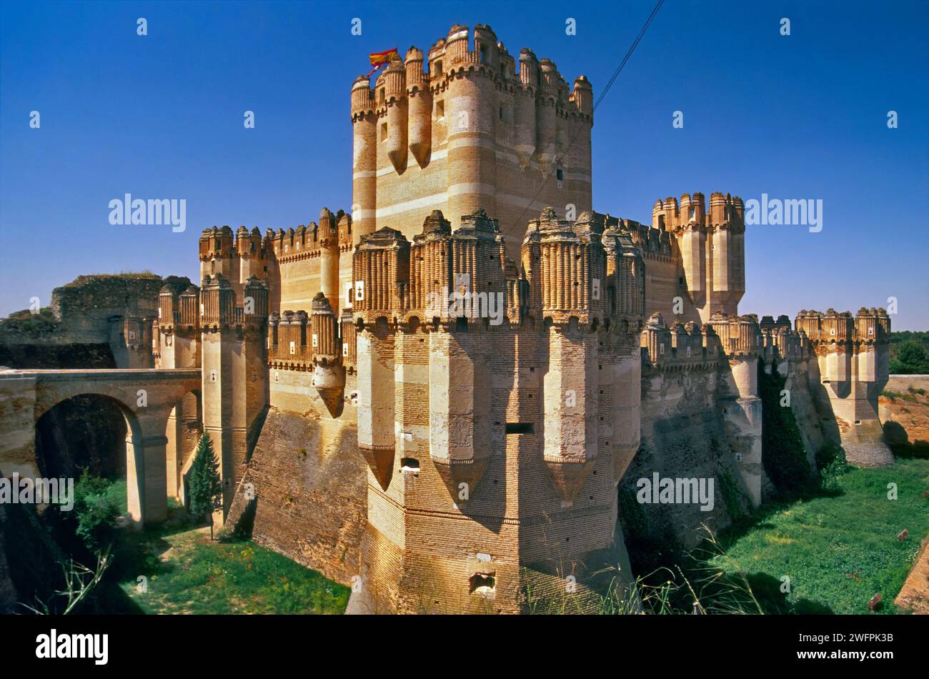 Coca castle castile leon spain hi-res stock photography and images - Alamy