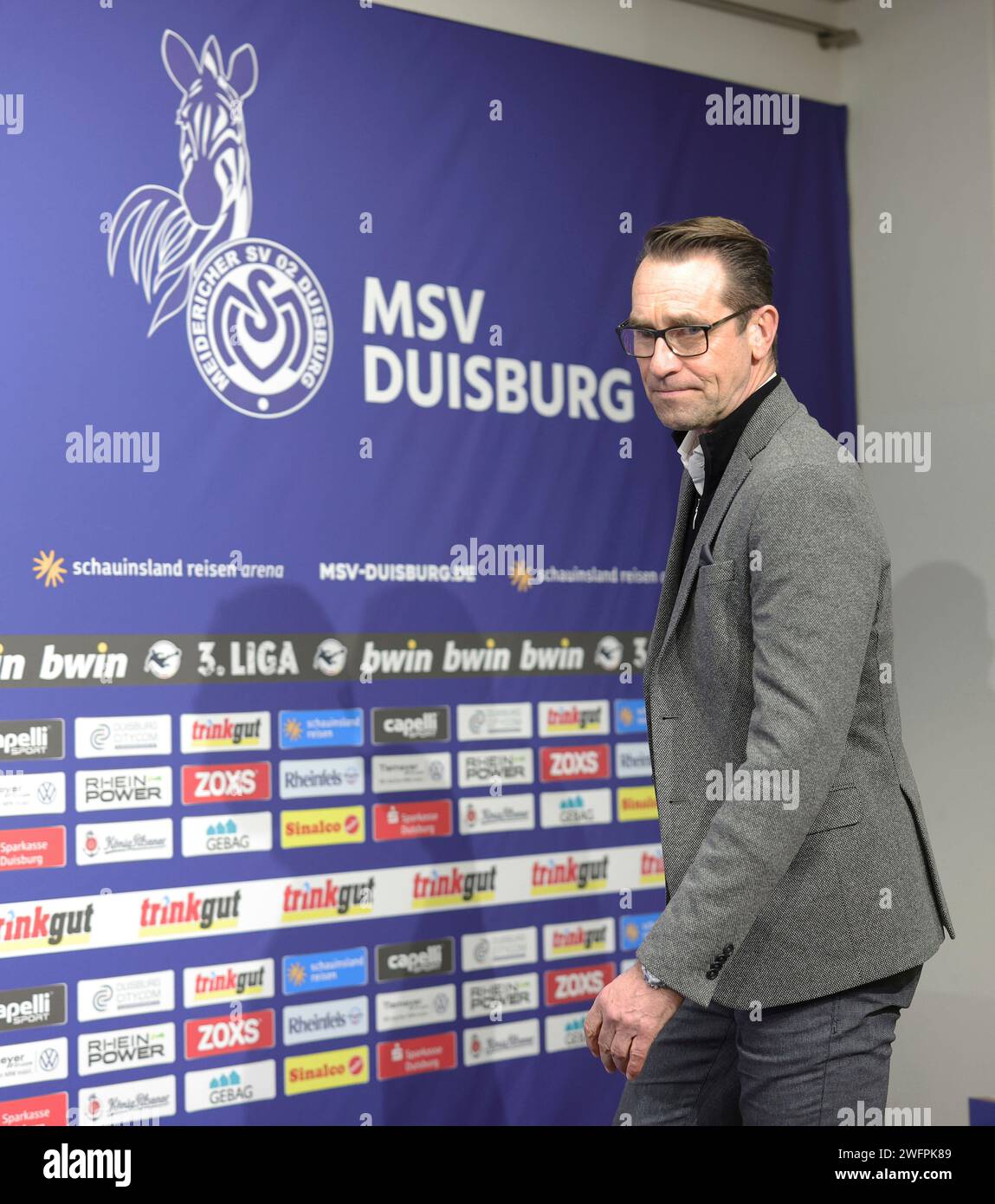 Duisburg, Deutschland. 23rd Jan, 2024. firo: 01/23/2024, football ...
