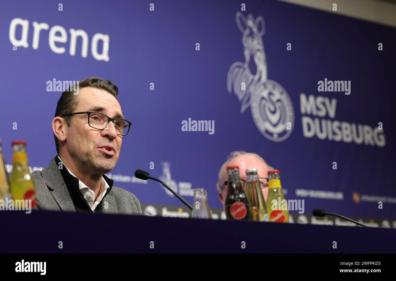 Duisburg, Deutschland. 23rd Jan, 2024. firo: 01/23/2024, football ...