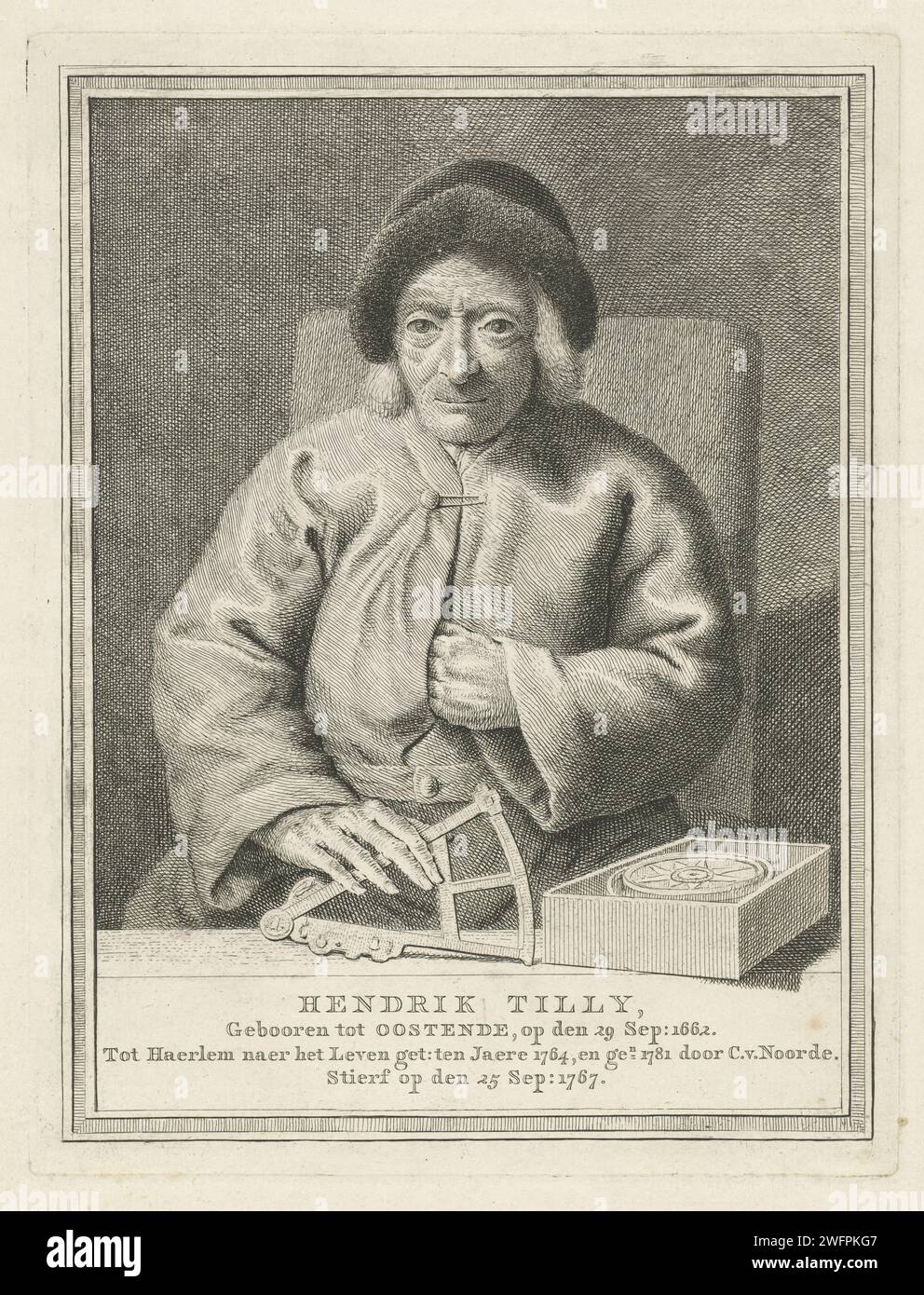 Portrait of Hendrik Tilly, Anonymous, After Cornelis of North, 1767 ...