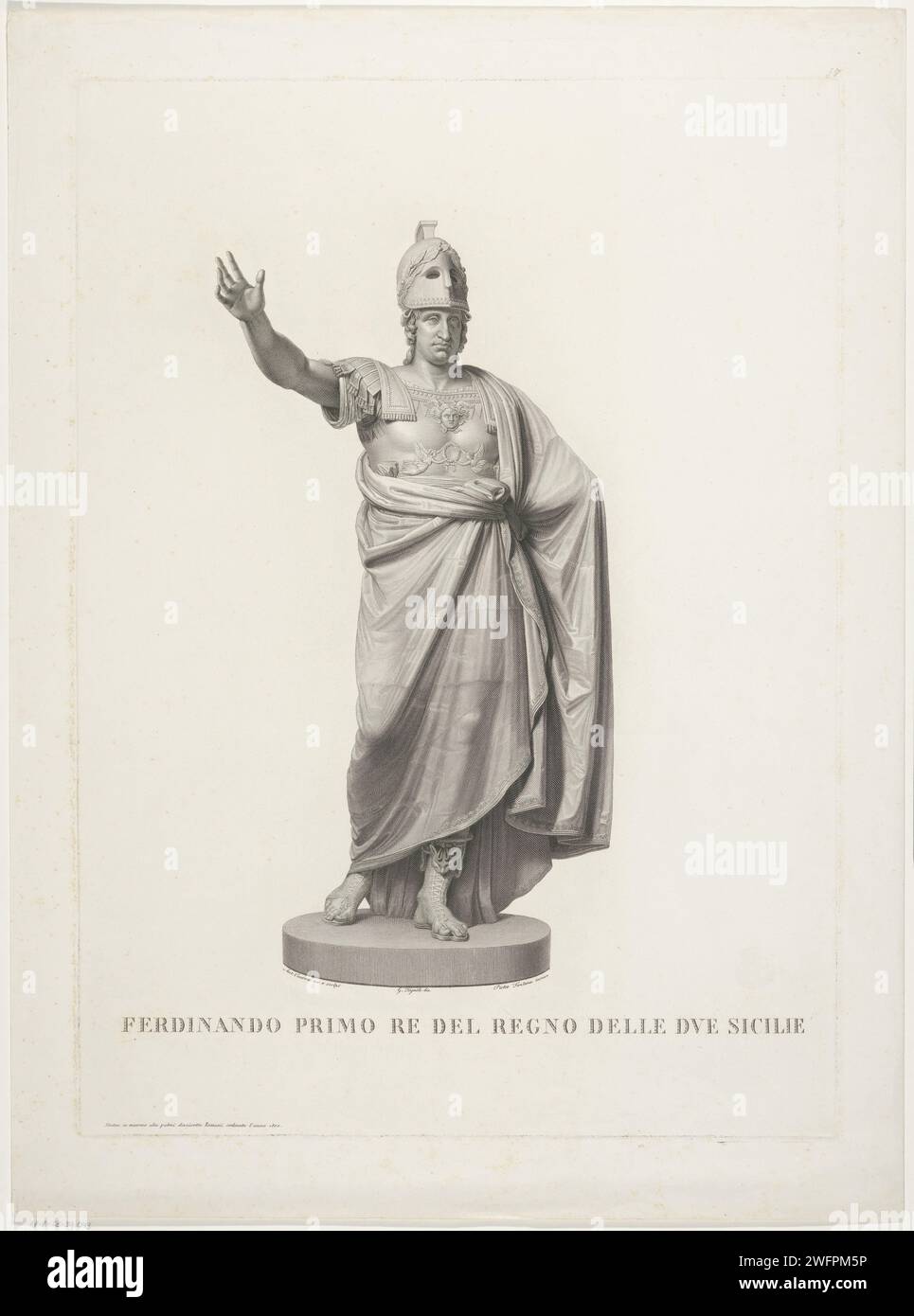 Ferdinand I Als Minerva, Pietro Fontana, After Giovanni Tognolli, After ...
