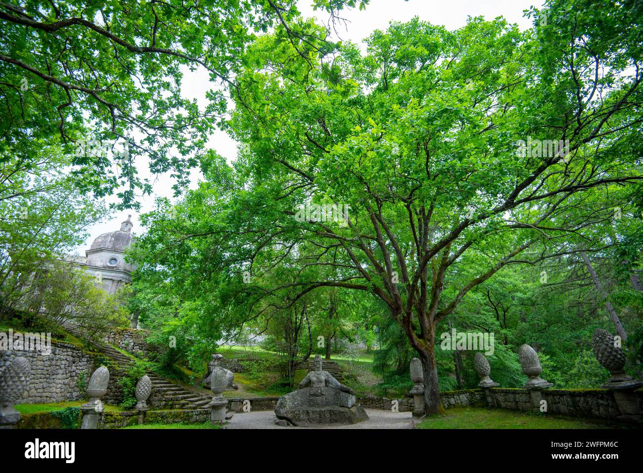 Park of Sacro Bosco - Italy Stock Photo - Alamy