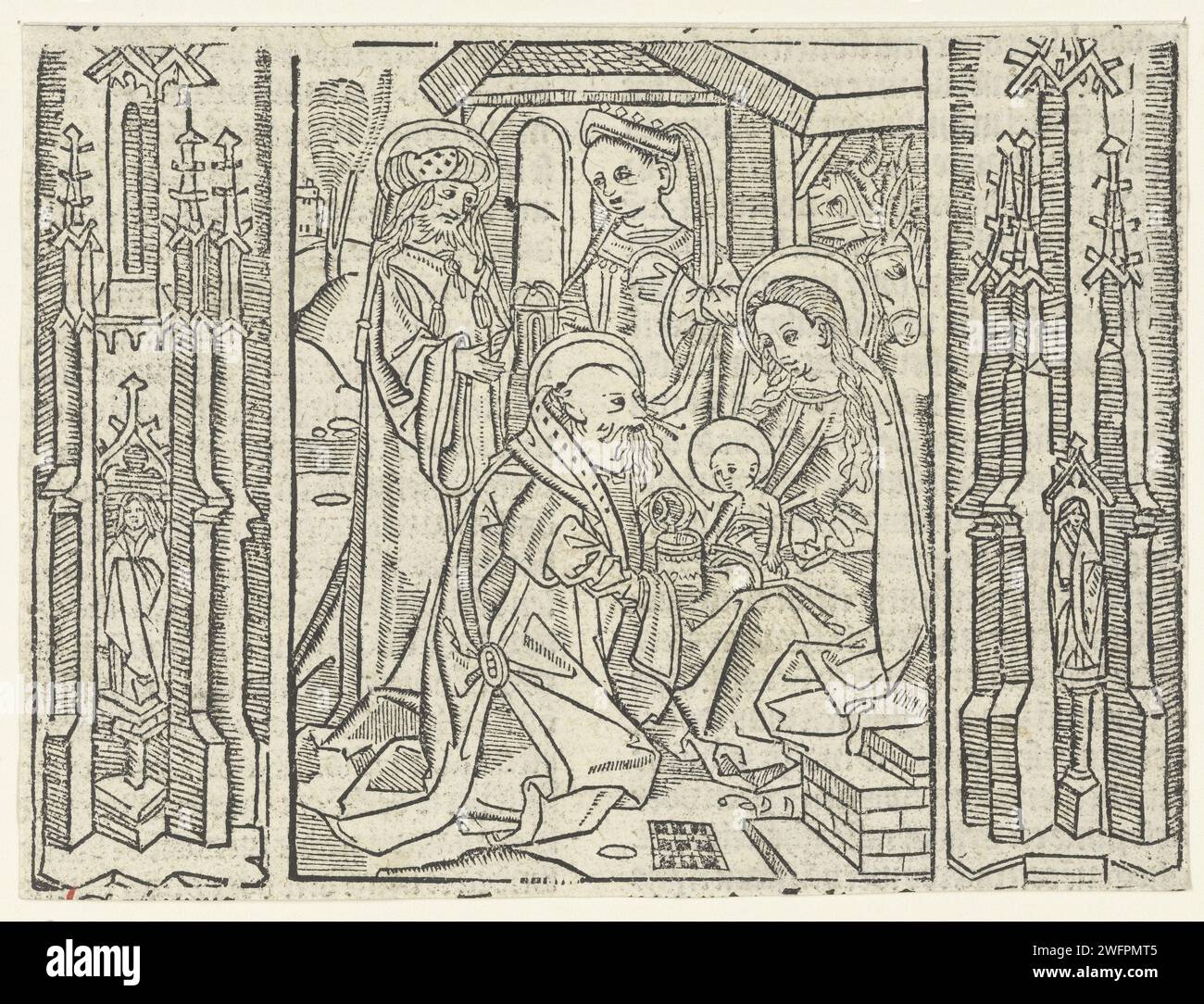 Adoration of the Kings, Master of Delft (attributed to), 1503 print ...