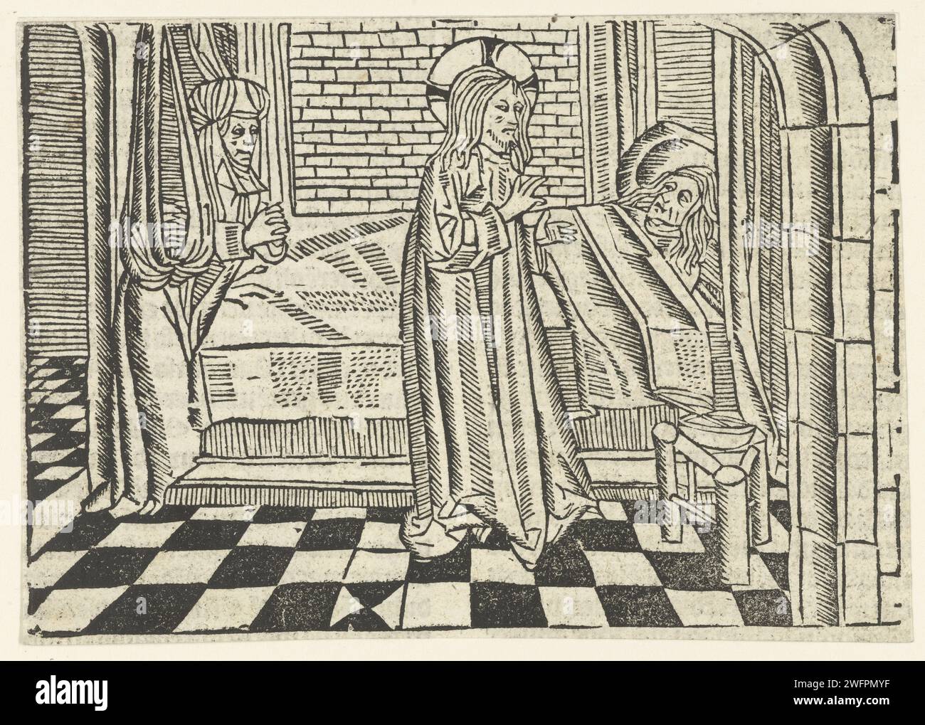 Christ arouses the daughter of Jairus, Master of Delft (attributed to ...