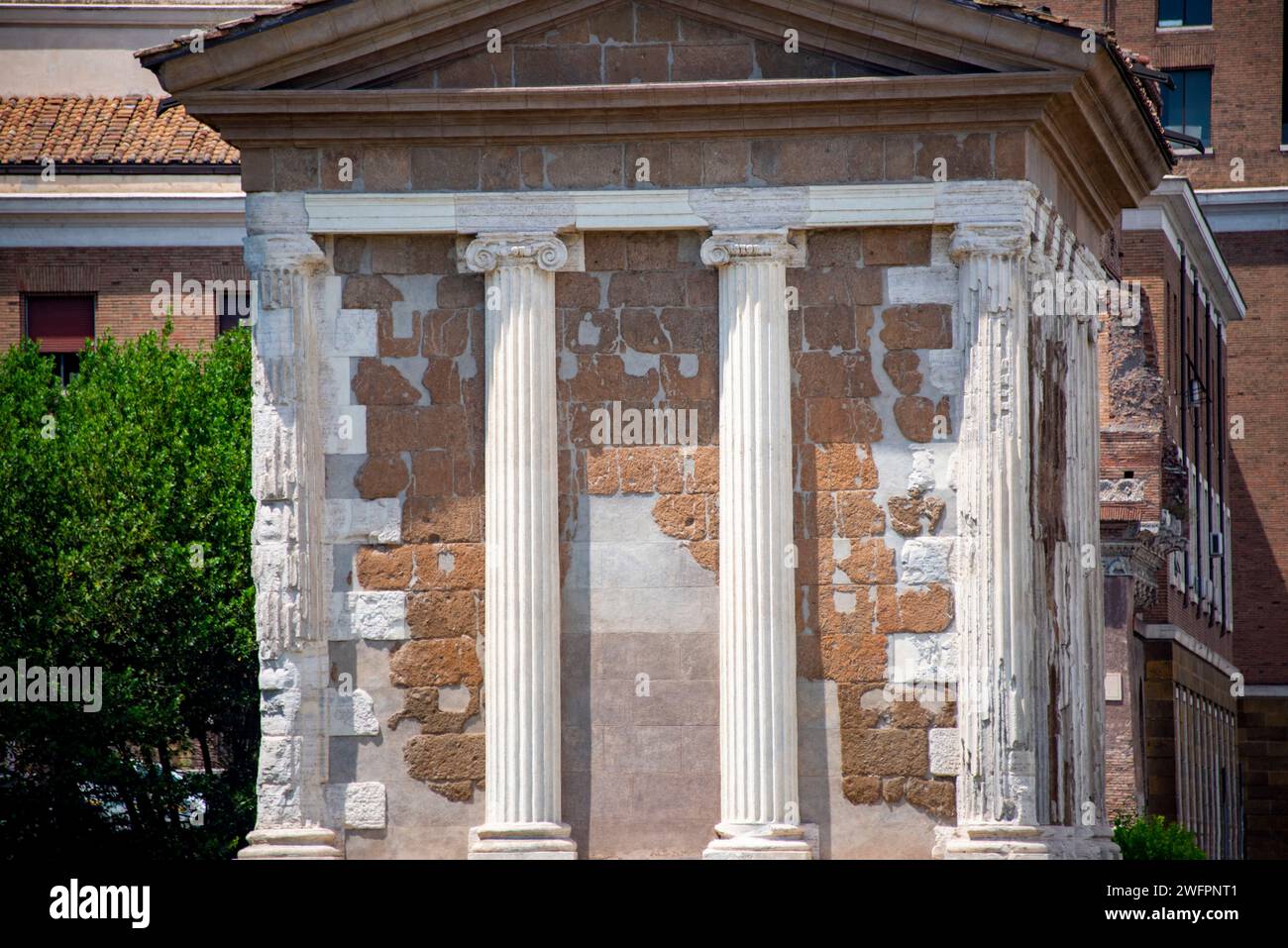 Temple of Portunus - Rome - Italy Stock Photo - Alamy