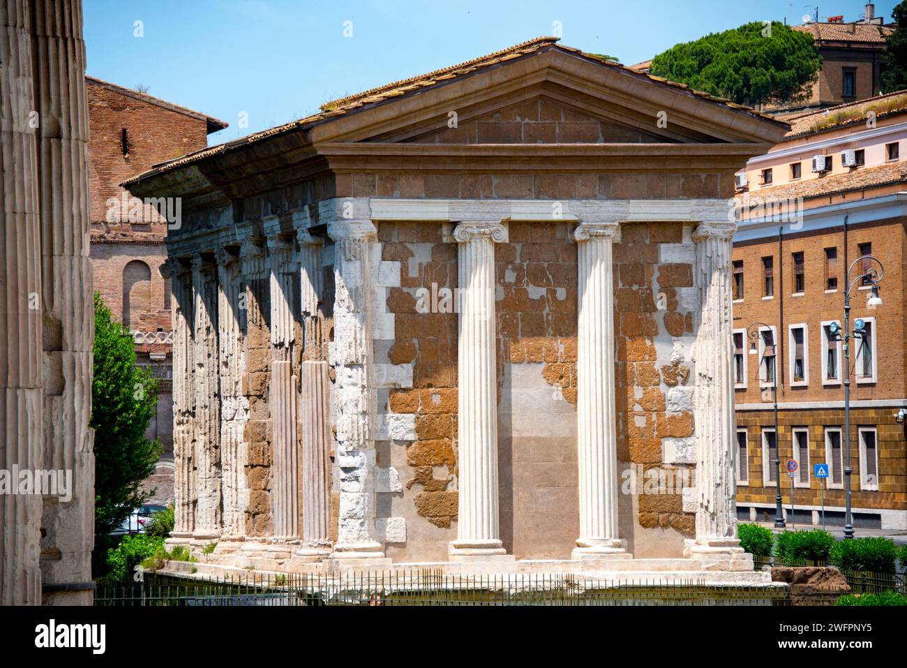 Temple of Portunus - Rome - Italy Stock Photo - Alamy
