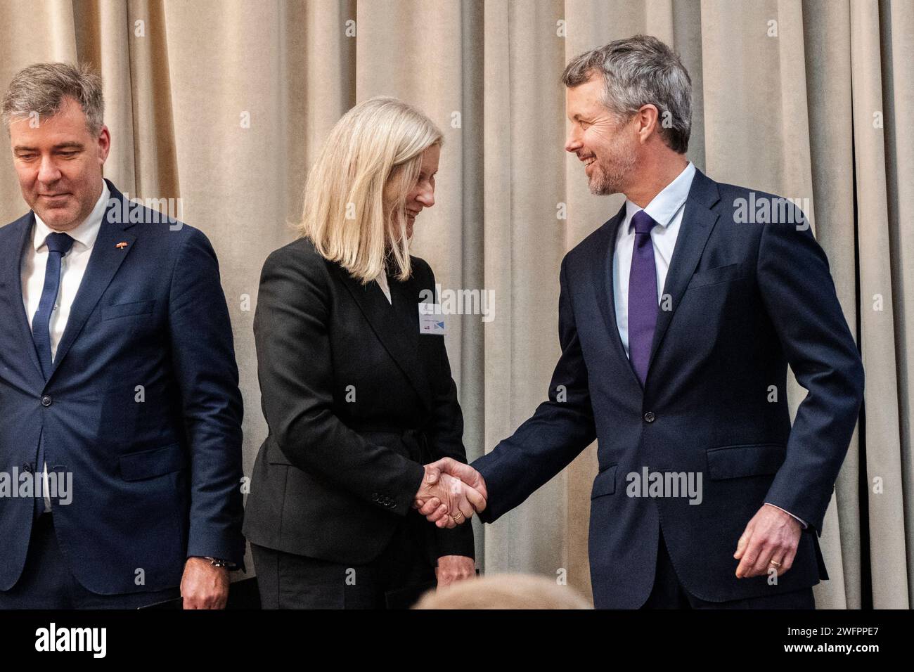 King Frederik X attends, together with the Danish Ambassador to Poland ...