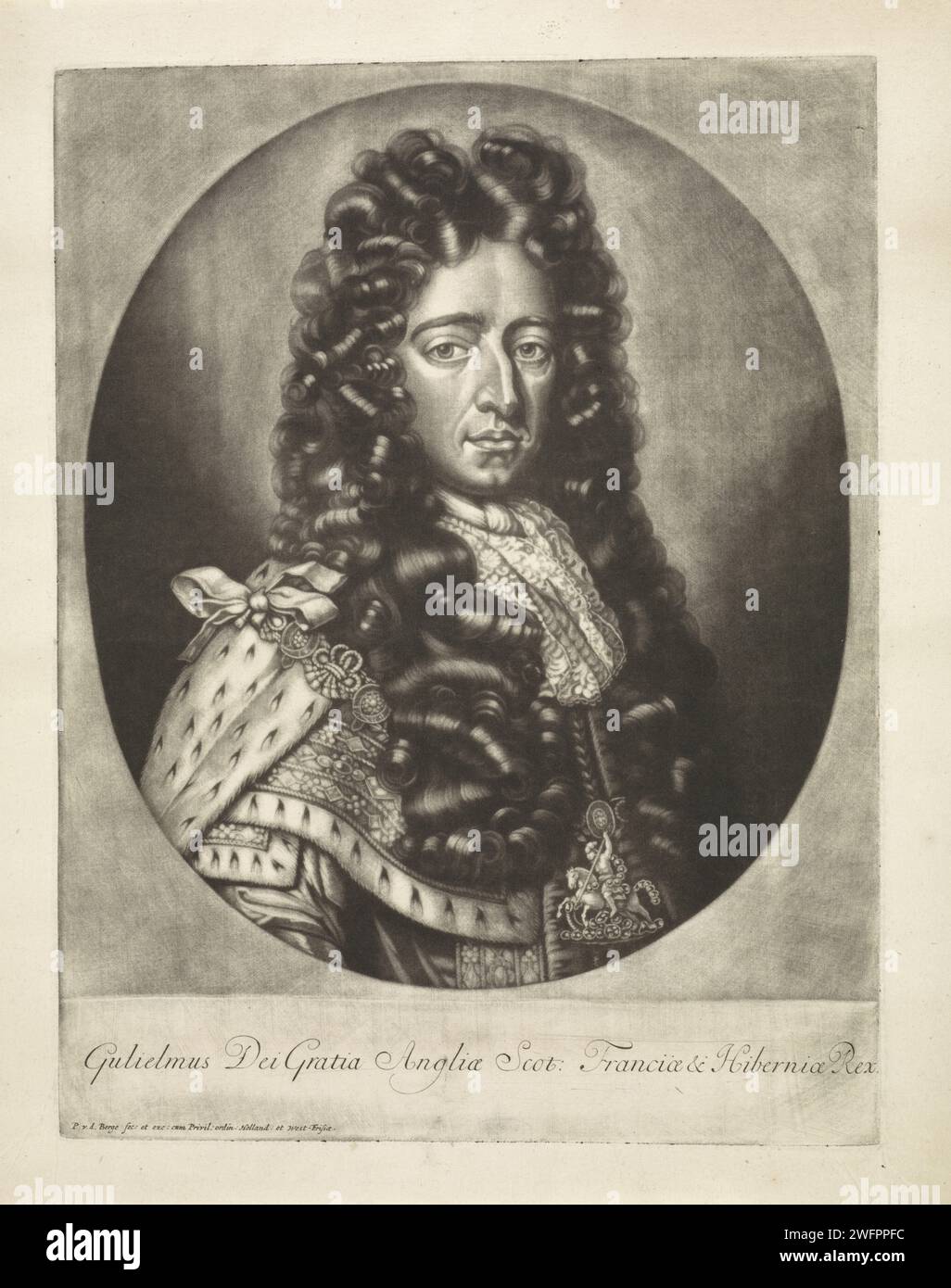 Portrait of William III, Prince of Oranje -Nassau, King of England ...