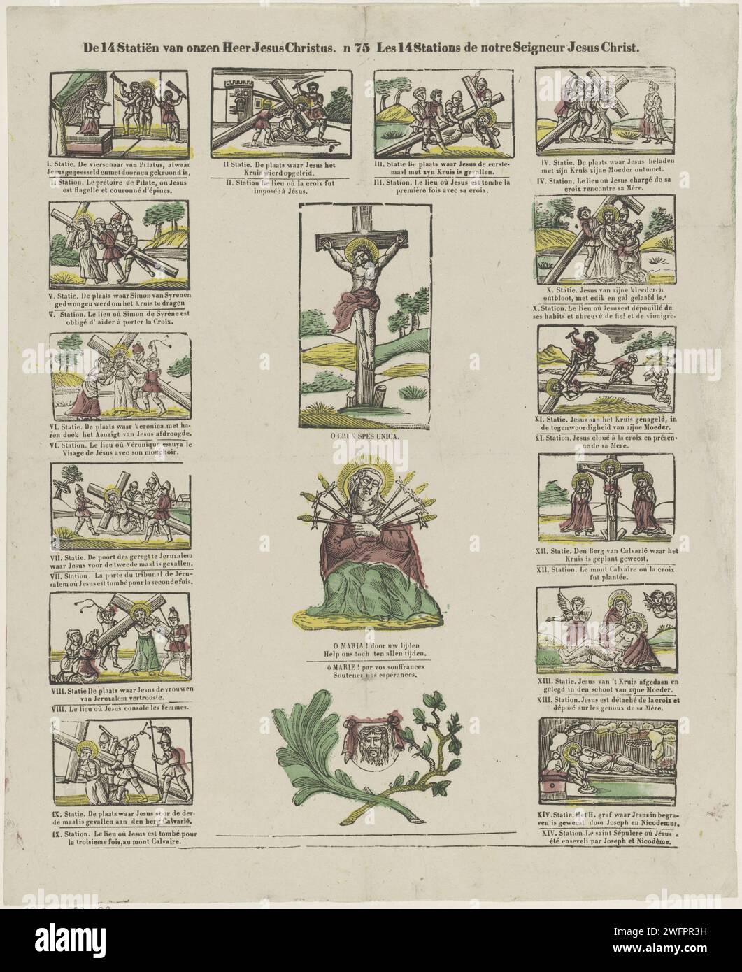 The 14 Statien van Onzen Heer Jesus-Christus / Les 14 Stations De Notre ...