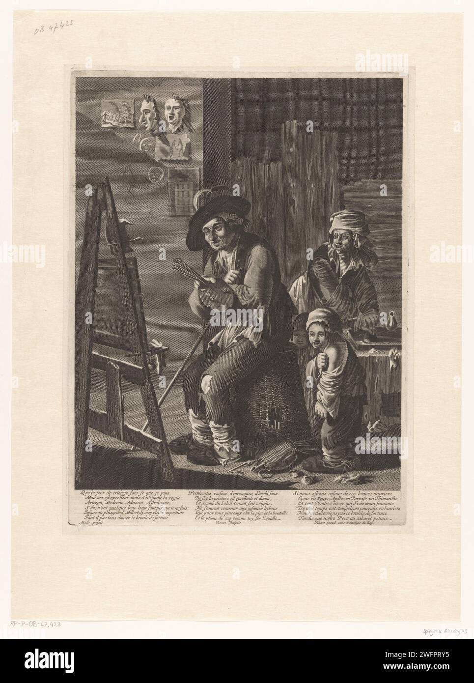 The painter and his family hi-res stock photography and images - Alamy