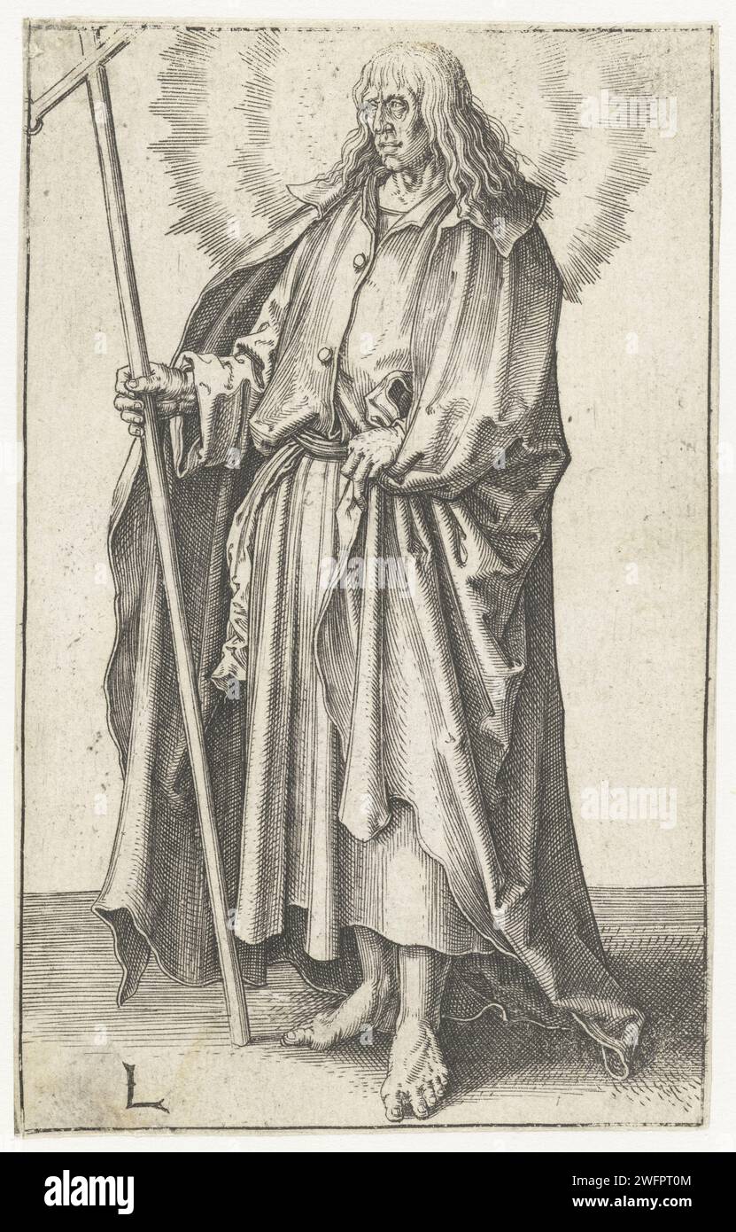 The Apostle Philippus, Lucas van Leyden, 1508 - 1512 print Low ...