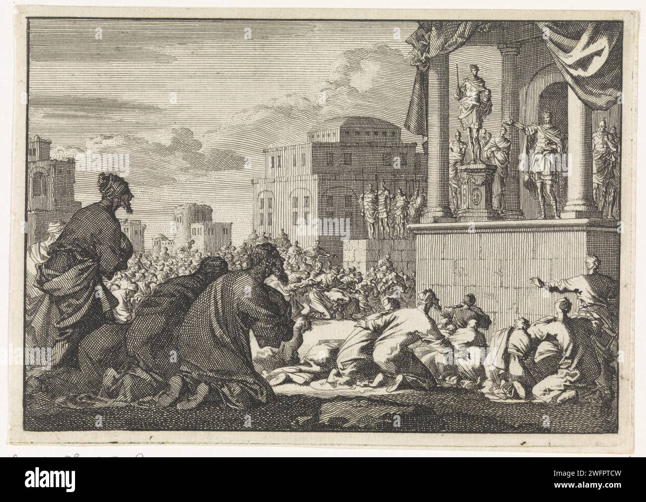 Jews do not beg Petronius to place the statue of the emperor in the ...