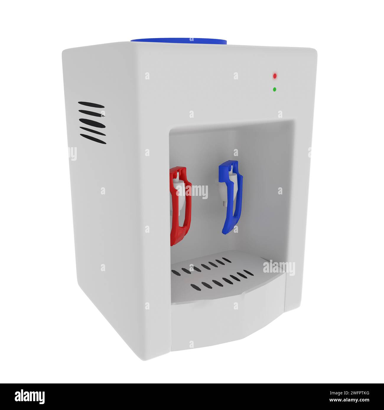 Water Dispanser isolated on white background. High quality 3d ...