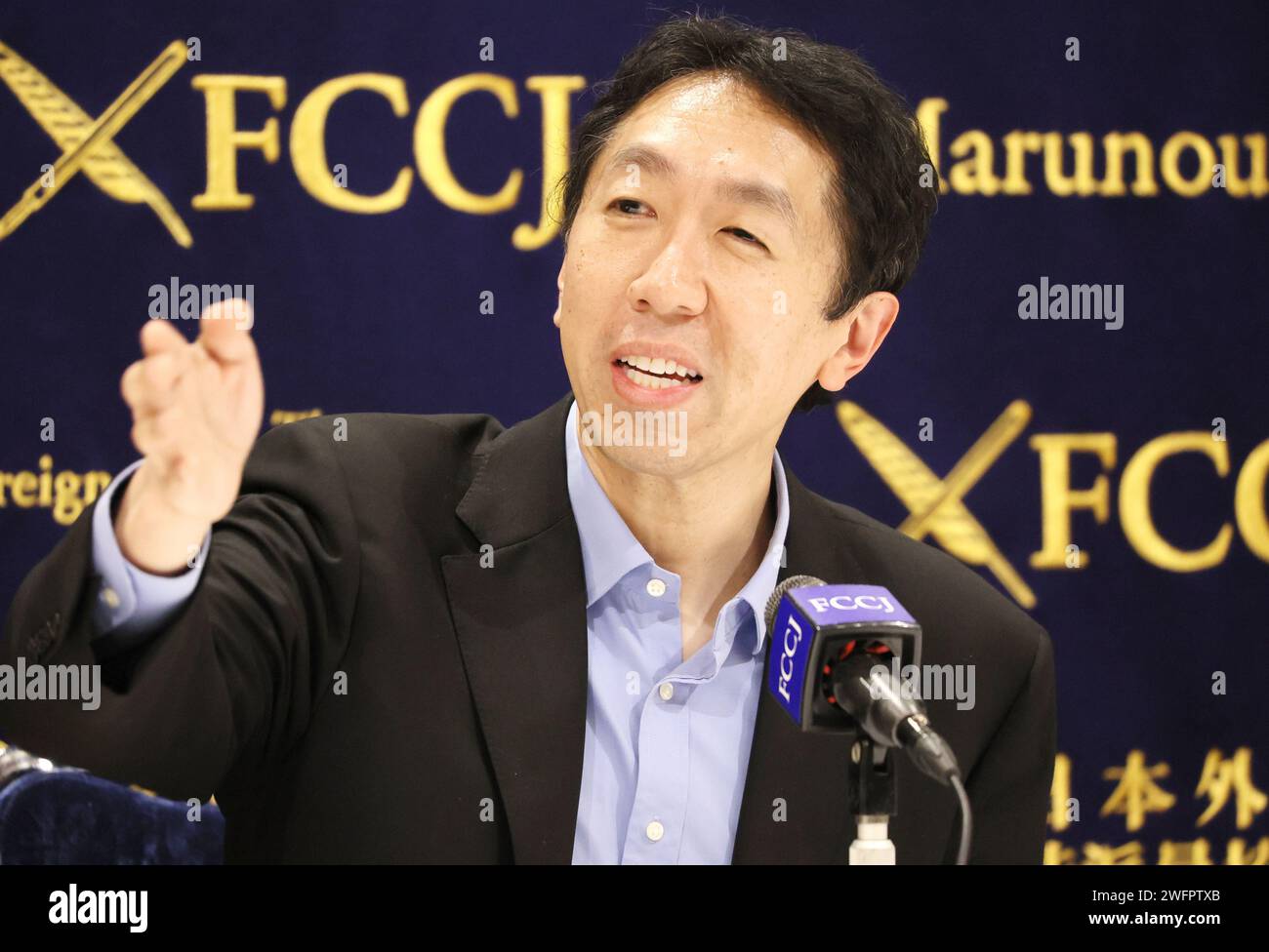 Tokyo, Japan. 1st Feb, 2024. British American computer scientist and a ...