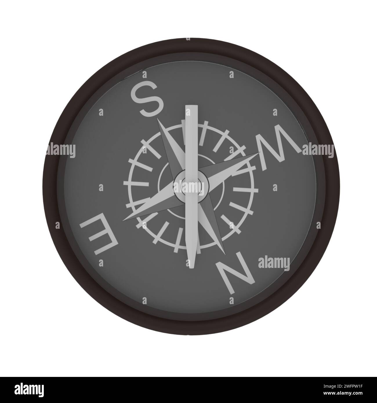 Compass isolated on white background. High quality 3d illustration ...