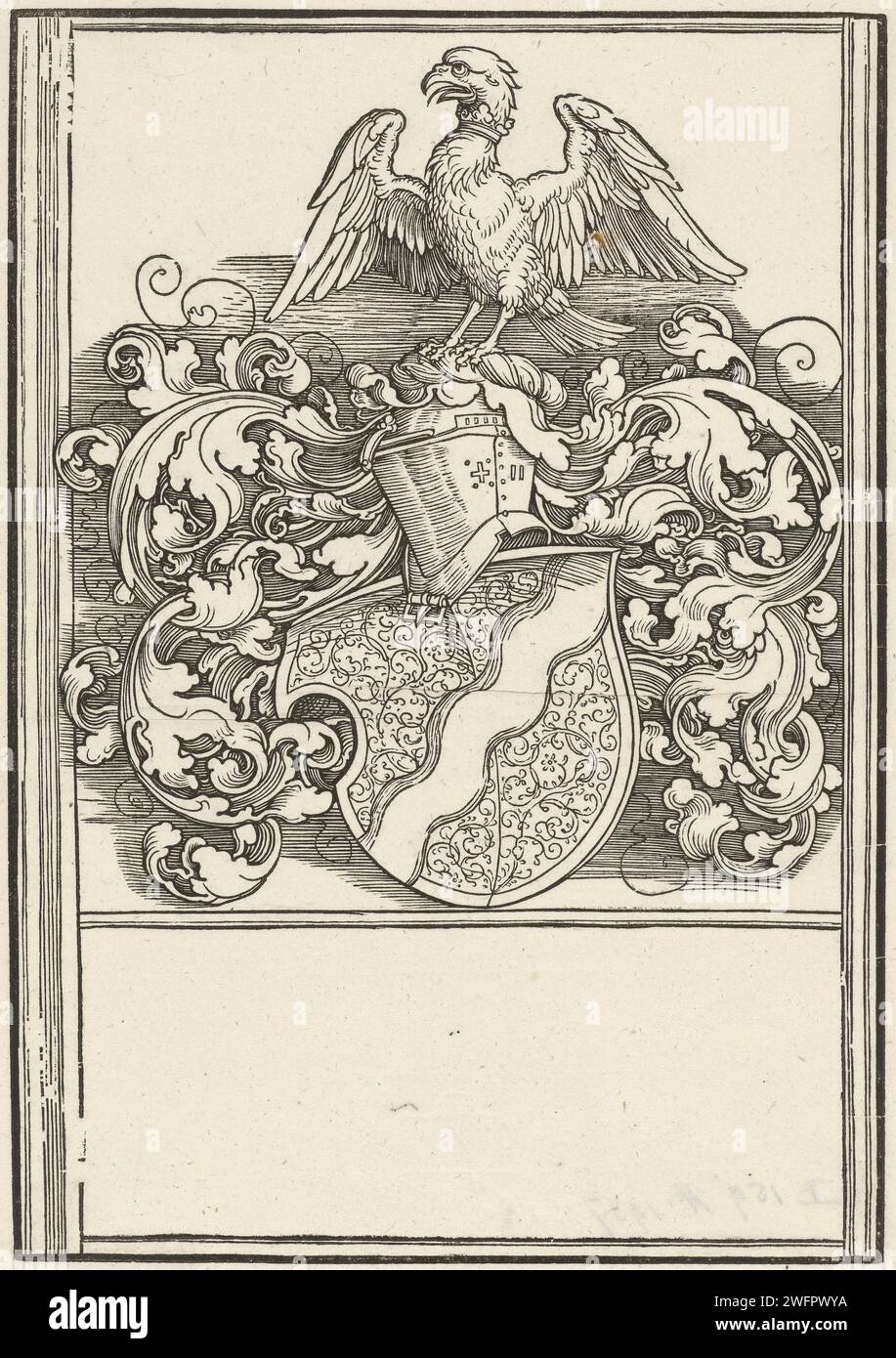 Coat of arms of Michael Behaim, Albrecht Dürer, 1585 - 1595 print The ...