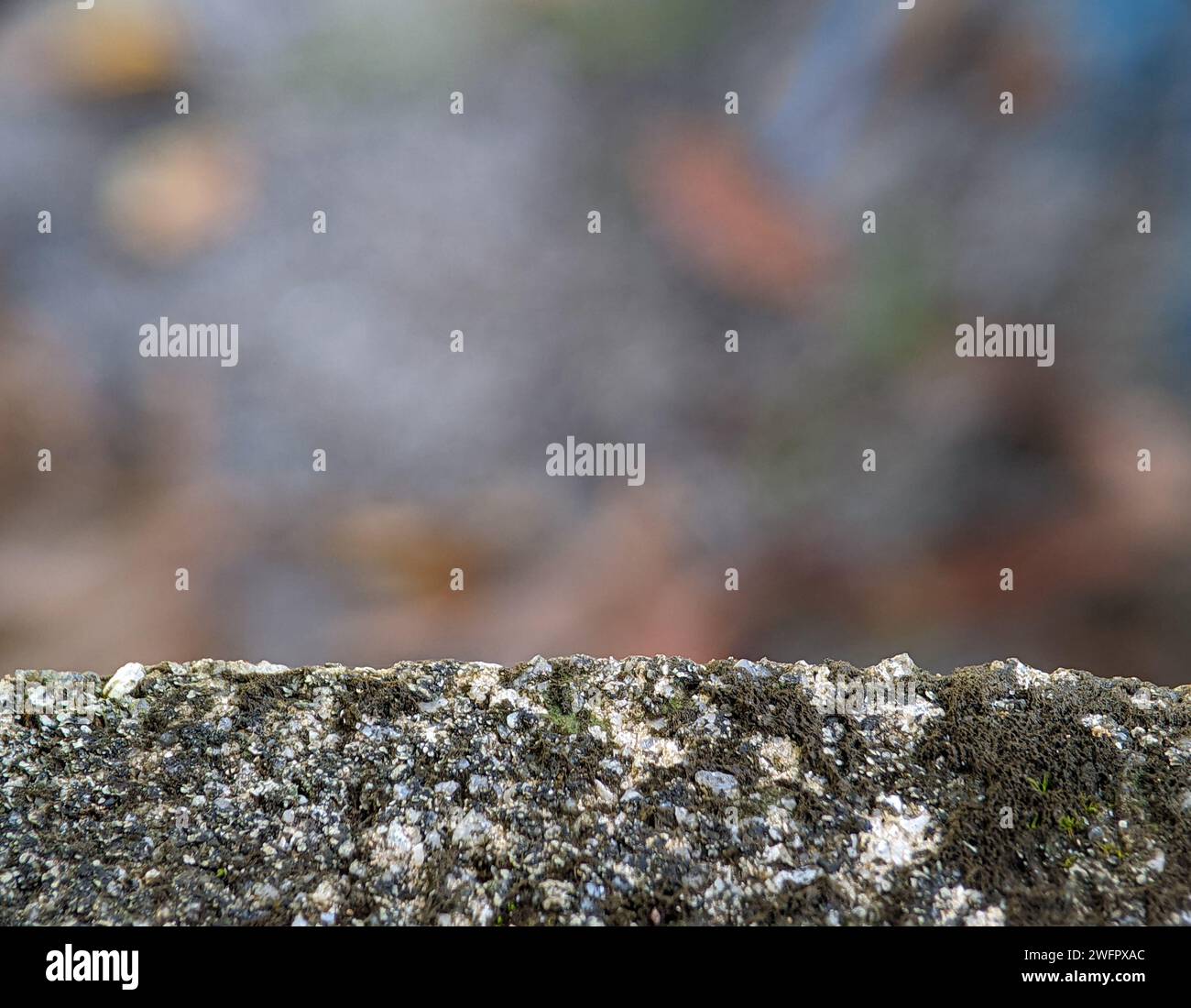 A blurred background with bricks. Can be used as a space for writing ...