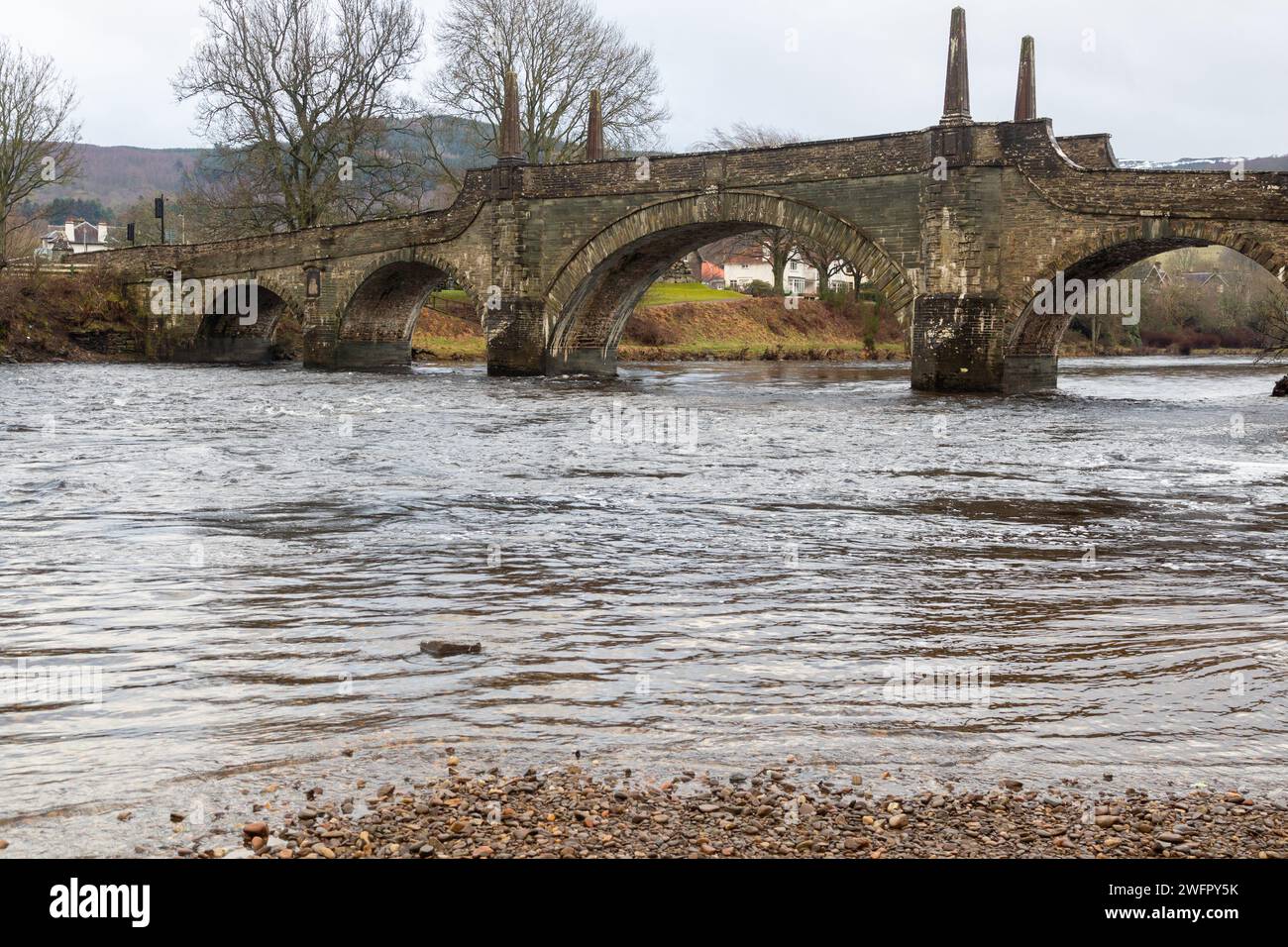General George Wade's Bridge at Aberfeldy was constructed in 1733 Stock ...