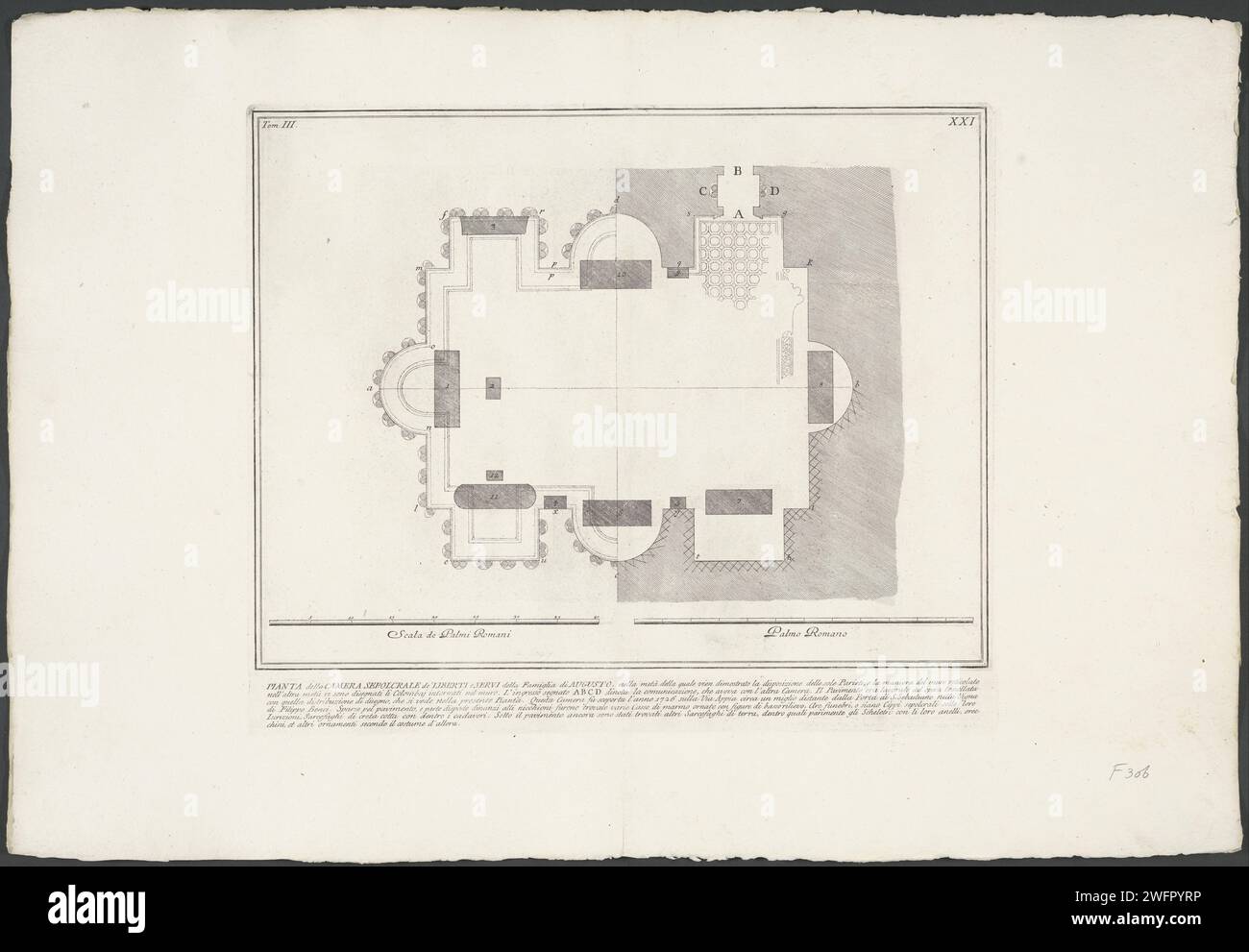 Map of the tomb of the released and slavish people of the August's ...