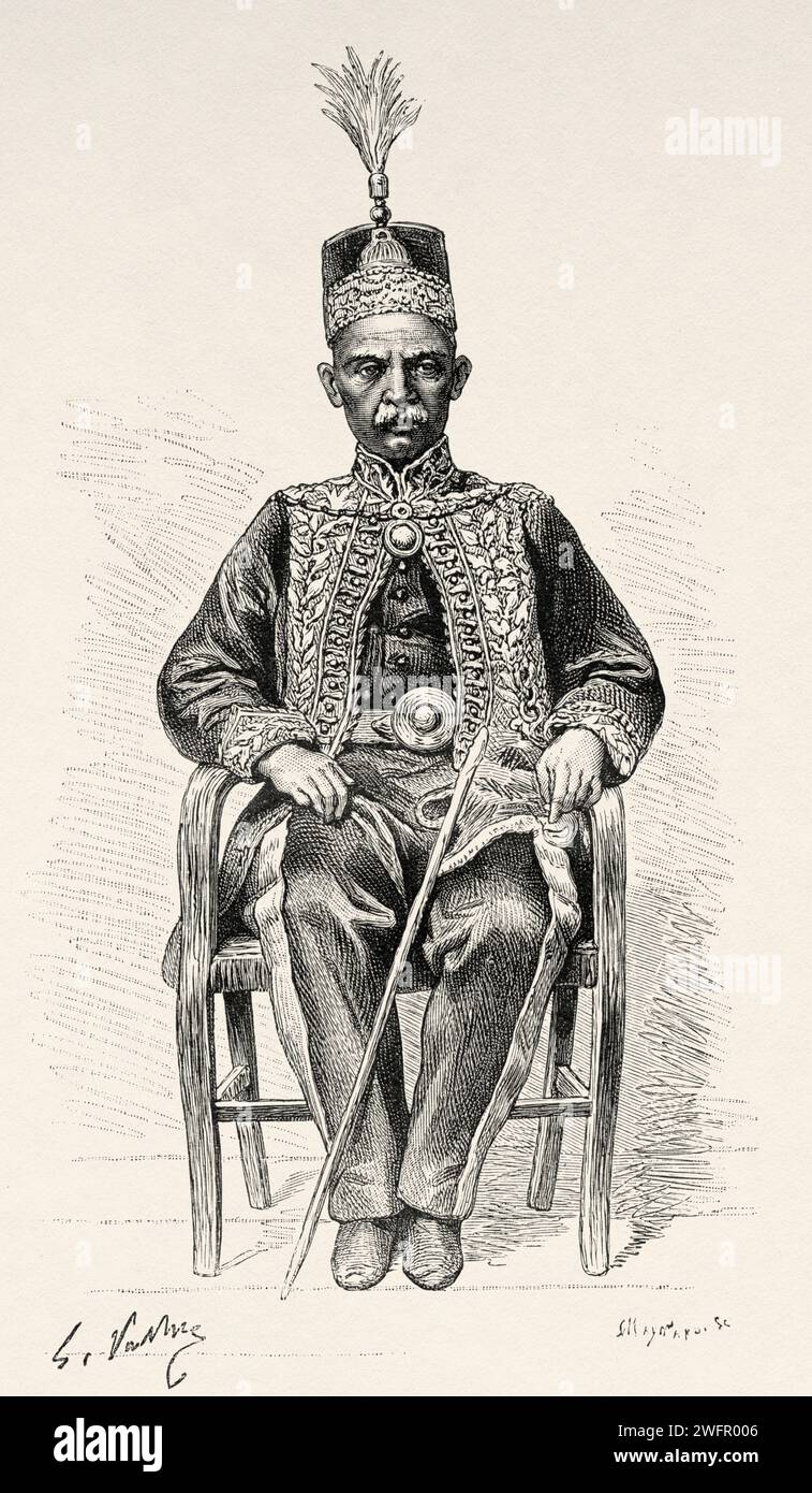 Sultan of Koutei, Kalimantan. Borneo Island, Indonesia. From Koutei to ...