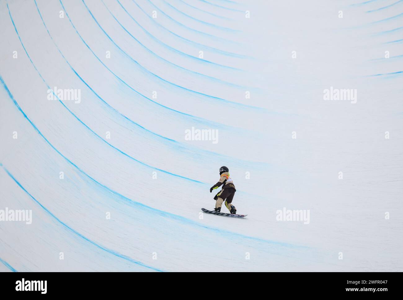 Hoengseong, South Korea. 1st Feb, 2024. Ai Yanyi of China competes ...