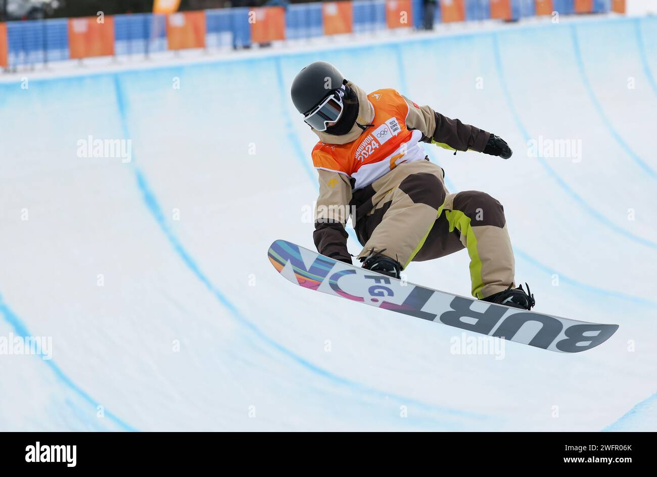 Hoengseong, South Korea. 1st Feb, 2024. Ai Yanyi of China competes ...