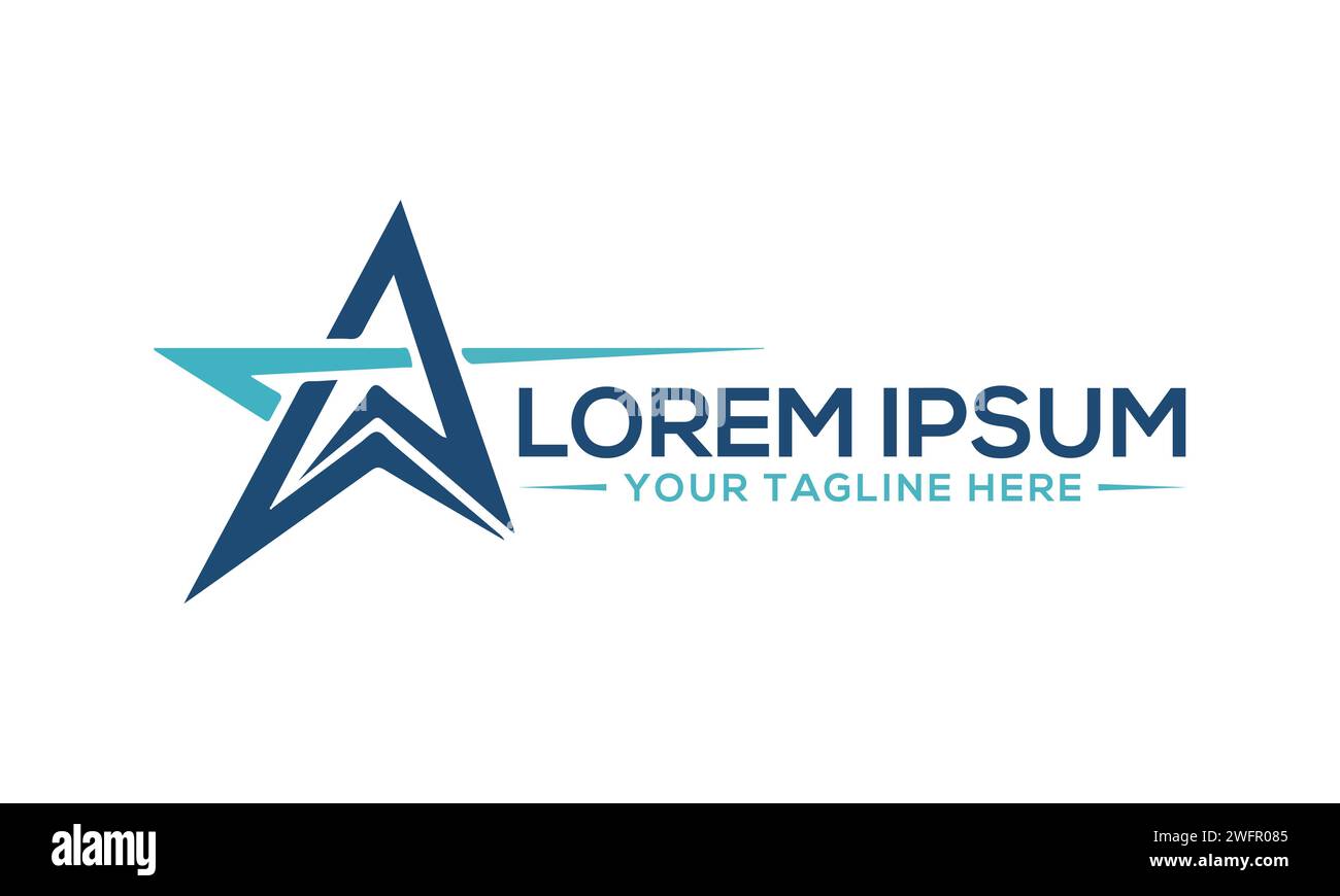 Star Logo Design. Unique and Professional Star Logo Design Stock Vector ...