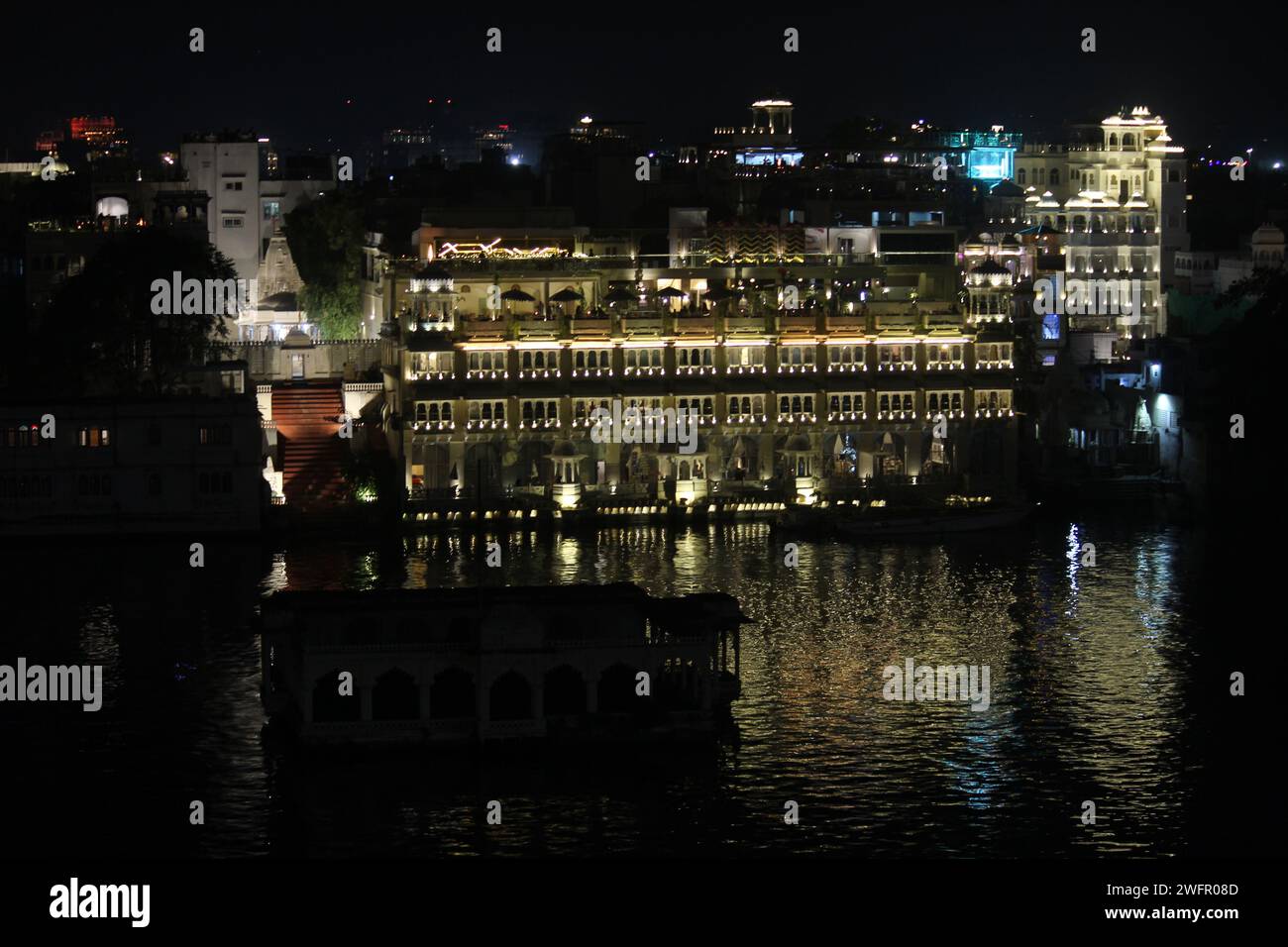 India udaipur view skyline udaipur hi-res stock photography and images ...