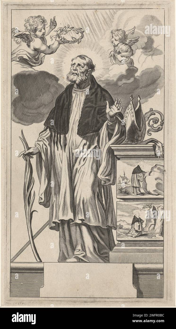 Standing Holy, Theodor Matham, After Abraham Van Diepenbeeck, 1615 ...