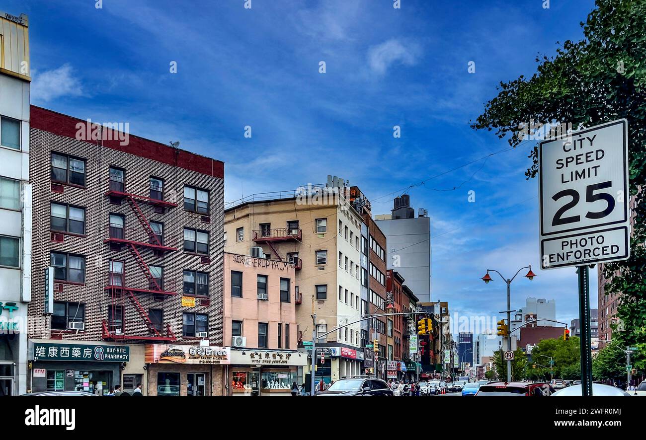 New York, USA; January 3, 2024: The Grand Concourse Avenue is a 5.2 ...