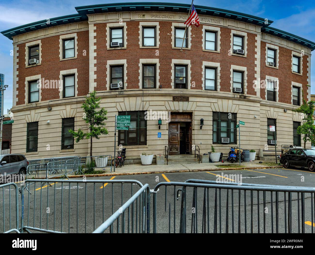 The famous Fort Apache police station in the Bronx, which was the ...
