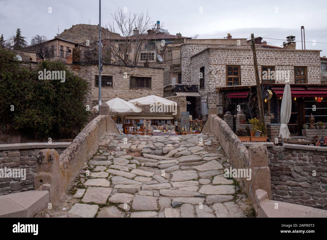 Sille - Konya-Turkey - 01-20-2024:View of the historic town of Sille ...